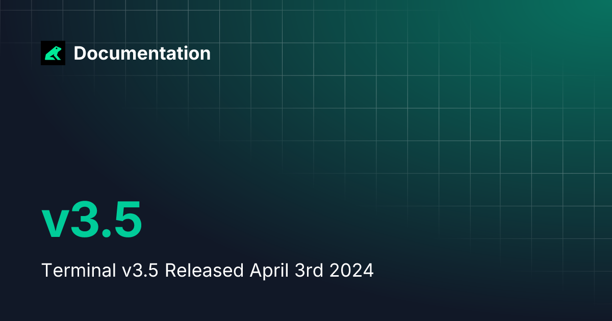 v3.5 | Documentation