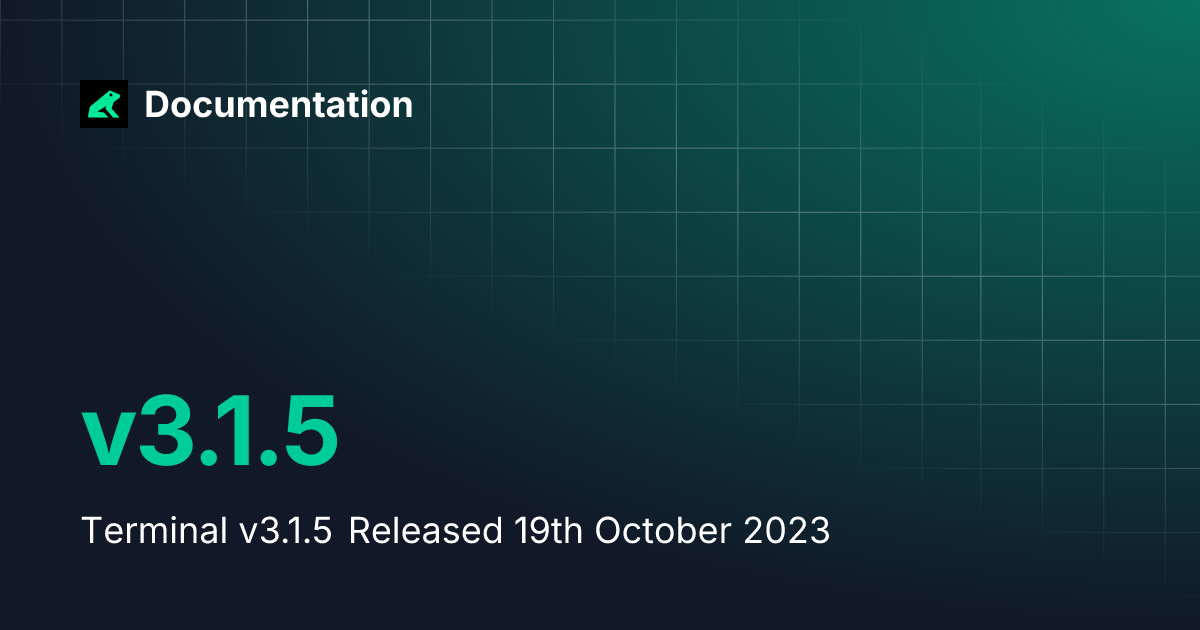 v3.1.5 | Documentation
