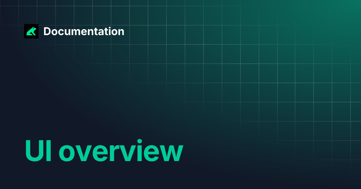 Ui Overview Documentation